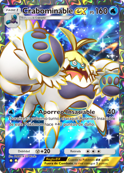 Crabominable ex (Guardianes Celestiales TCG Pocket) - WikiDex, la enciclopedia Pokémon