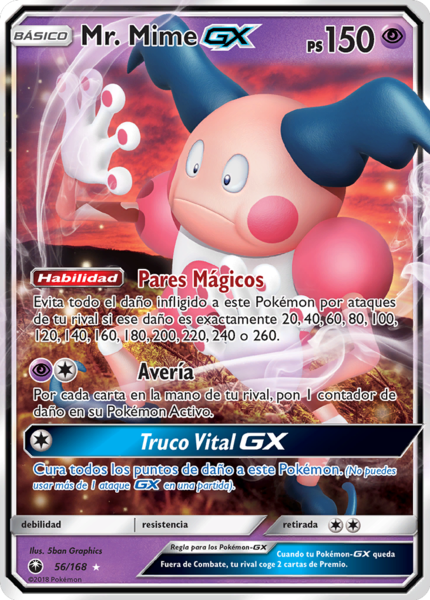 Mr. Mime-GX (Tormenta Celestial TCG) - WikiDex, la enciclopedia Pokémon