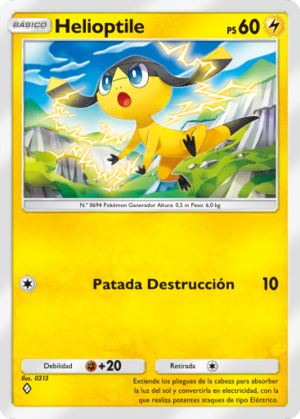Heliolisk (Guardianes Celestiales TCG Pocket) - WikiDex, la enciclopedia Pokémon