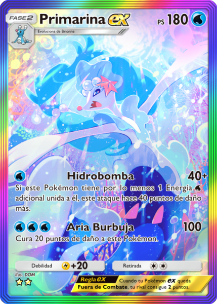 Primarina ex (Arboleda de Eevee TCG Pocket) - WikiDex, la enciclopedia Pokémon