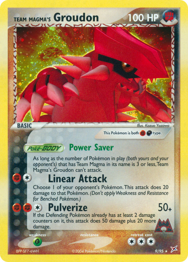 Team Magma's Groudon (Team Magma vs Team Aqua TCG) - WikiDex, la enciclopedia Pokémon