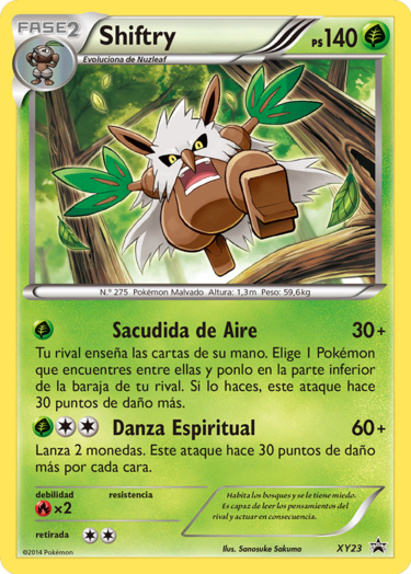 Shiftry (XY Promo 23 TCG) - WikiDex, la enciclopedia Pokémon