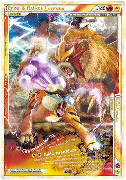 Entei & Raikou LEYENDA (Liberados TCG) - WikiDex, la enciclopedia Pokémon