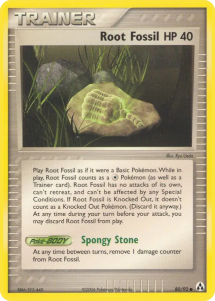 Fósil Raíz (TCG) - WikiDex, la enciclopedia Pokémon