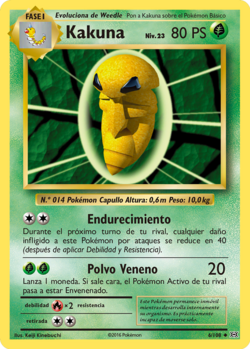 Kakuna (Evoluciones TCG) - WikiDex, la enciclopedia Pokémon