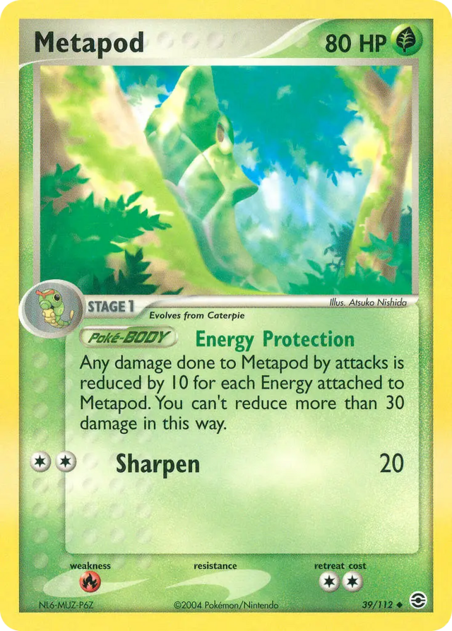 Metapod (FireRed & LeafGreen TCG) - WikiDex, la enciclopedia Pokémon