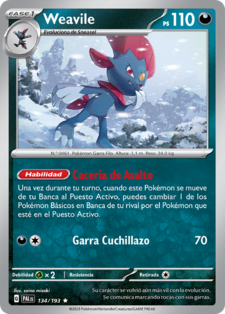 Sneasel (Evoluciones en Paldea TCG) - WikiDex, la enciclopedia Pokémon