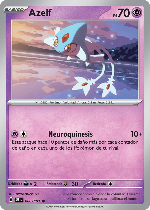 Azelf (Chispas Fulgurantes TCG) - WikiDex, la enciclopedia Pokémon