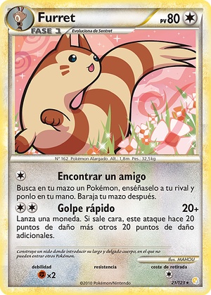 Sentret (HeartGold & SoulSilver TCG) - WikiDex, la enciclopedia Pokémon