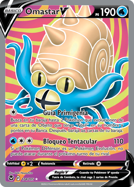 Omastar V (Tempestad Plateada TCG) - WikiDex, la enciclopedia Pokémon