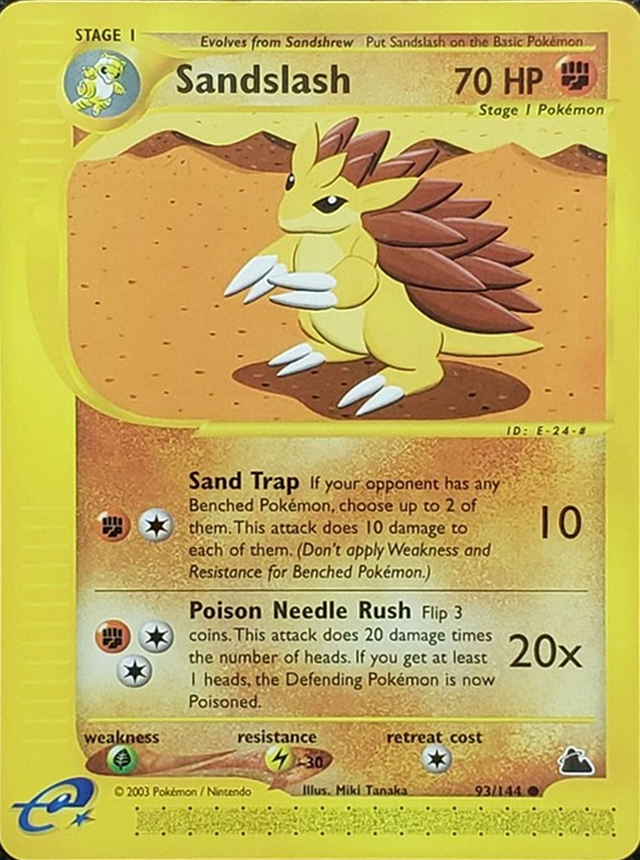 Sandslash (Skyridge TCG) - WikiDex, la enciclopedia Pokémon