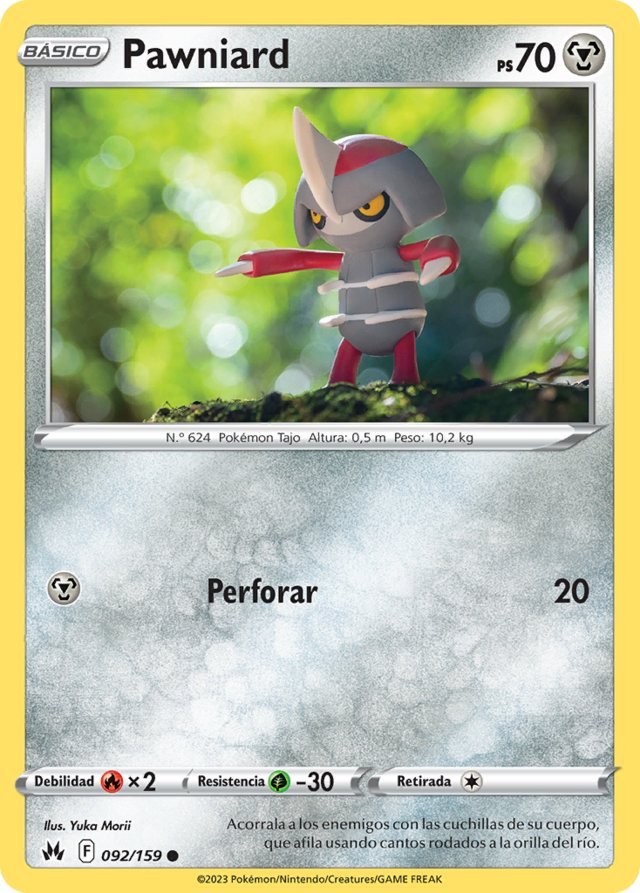 Pawniard (Cenit Supremo 92 TCG) - WikiDex, la enciclopedia Pokémon