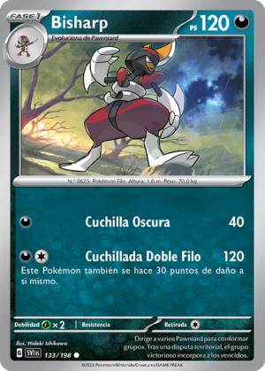 Kingambit (Escarlata y Púrpura TCG) - WikiDex, la enciclopedia Pokémon