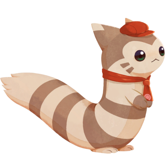 Archivo:Furret encargado Café Mix.png - WikiDex, la enciclopedia Pokémon