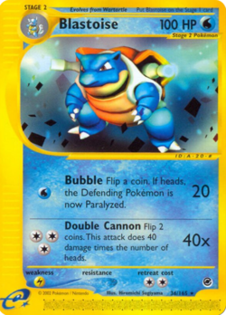 Blastoise (Expedition Base Set 36 TCG) - WikiDex, la enciclopedia Pokémon