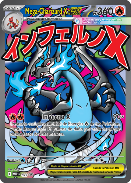 Mega-Charizard X ex (Fuegos Fantasmales TCG) - WikiDex, la enciclopedia ...