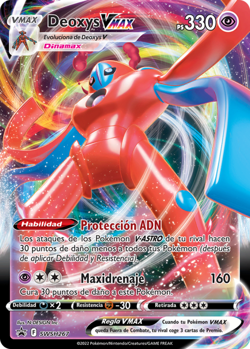 Deoxys VMAX (SWSH Promo 267 TCG) - WikiDex, la enciclopedia Pokémon