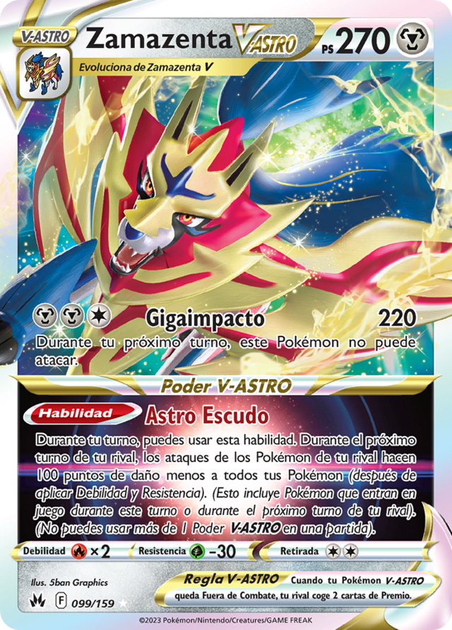 Zamazenta V-ASTRO (Cenit Supremo TCG) - WikiDex, la enciclopedia Pokémon