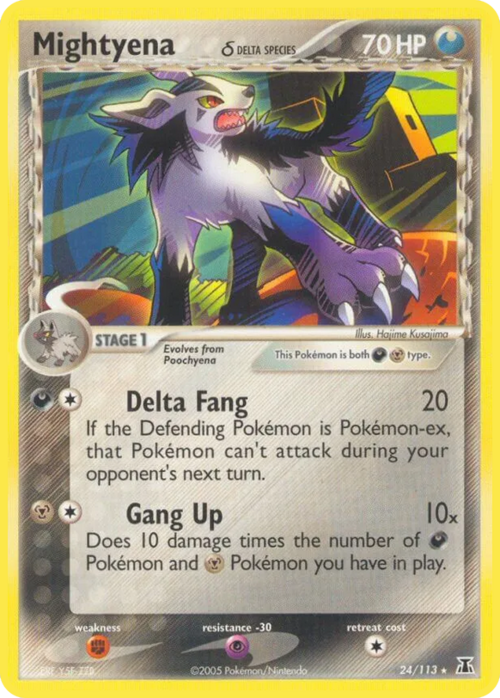 Mightyena δ (Delta Species TCG) - WikiDex, la enciclopedia Pokémon