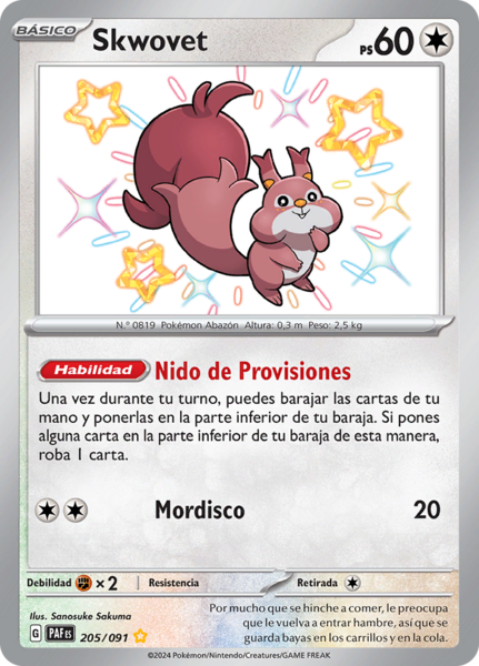 Skwovet (Escarlata y Púrpura TCG) - WikiDex, la enciclopedia Pokémon