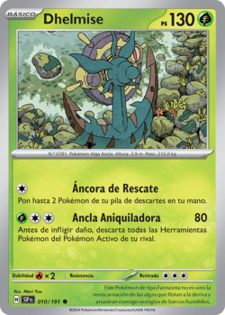 Dhelmise (Chispas Fulgurantes TCG) - WikiDex, la enciclopedia Pokémon