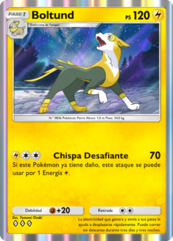 Boltund (Manantial Oculto TCG Pocket) - WikiDex, la enciclopedia Pokémon