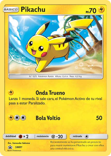 Pikachu (SM Promo 4 TCG) - WikiDex, la enciclopedia Pokémon