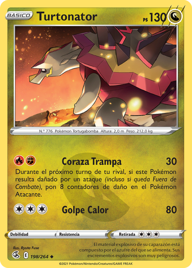 Turtonator (Golpe Fusión TCG) - WikiDex, la enciclopedia Pokémon