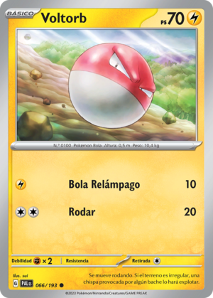 Electrode (Evoluciones en Paldea TCG) - WikiDex, la enciclopedia Pokémon