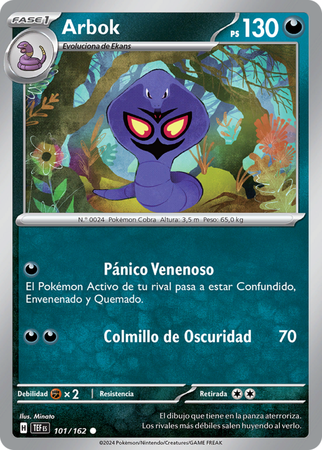 Arbok (Fuerzas Temporales TCG) - WikiDex, la enciclopedia Pokémon