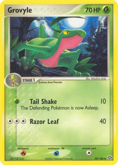Grovyle (Emerald TCG) - WikiDex, la enciclopedia Pokémon