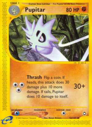 Pupitar (Aquapolis TCG) - WikiDex, la enciclopedia Pokémon
