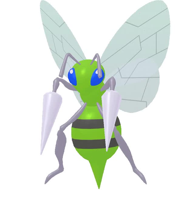 Archivo:Beedrill HOME variocolor.webm - WikiDex, la enciclopedia Pokémon