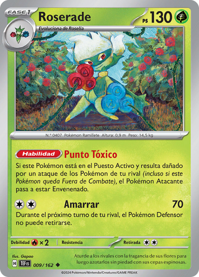 Roserade (Fuerzas Temporales TCG) - WikiDex, la enciclopedia Pokémon