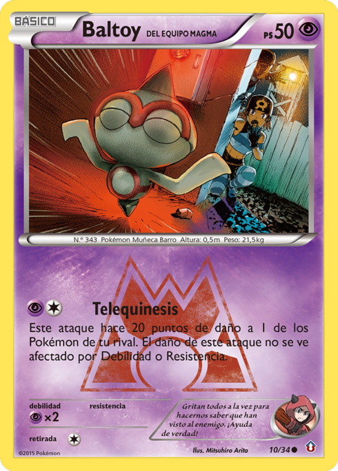 Baltoy del Equipo Magma (Doble Crisis TCG) - WikiDex, la enciclopedia ...