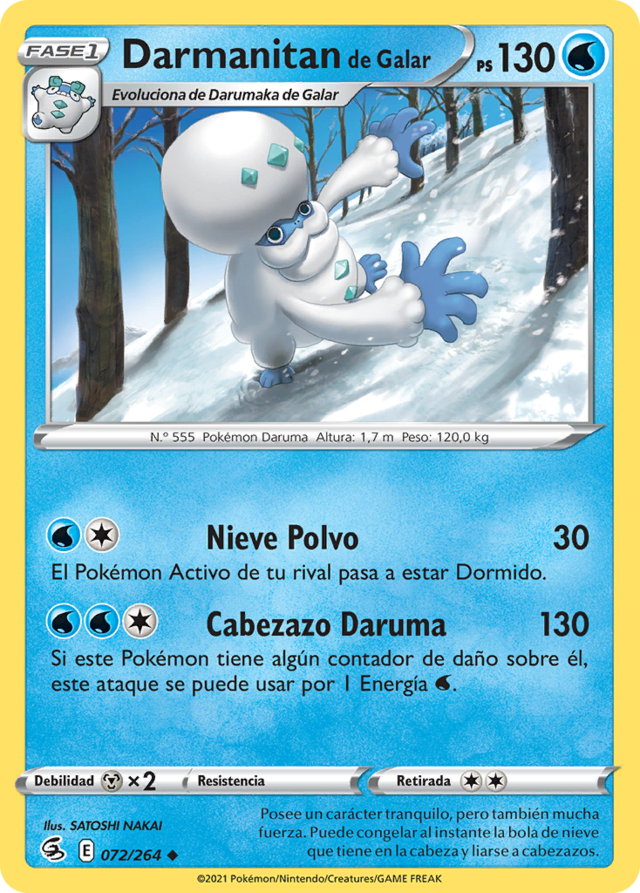 Darmanitan de Galar (Golpe Fusión TCG) - WikiDex, la enciclopedia Pokémon