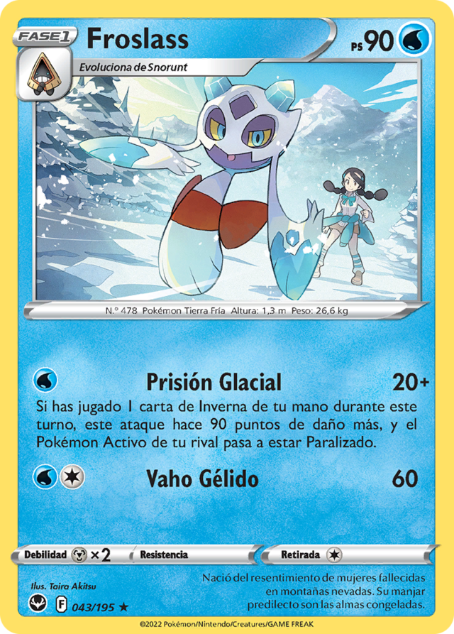 Froslass (Tempestad Plateada TCG) - WikiDex, la enciclopedia Pokémon