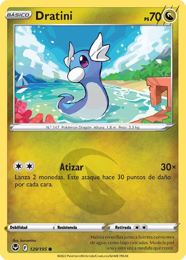 Dratini (Tempestad Plateada TCG) - WikiDex, la enciclopedia Pokémon