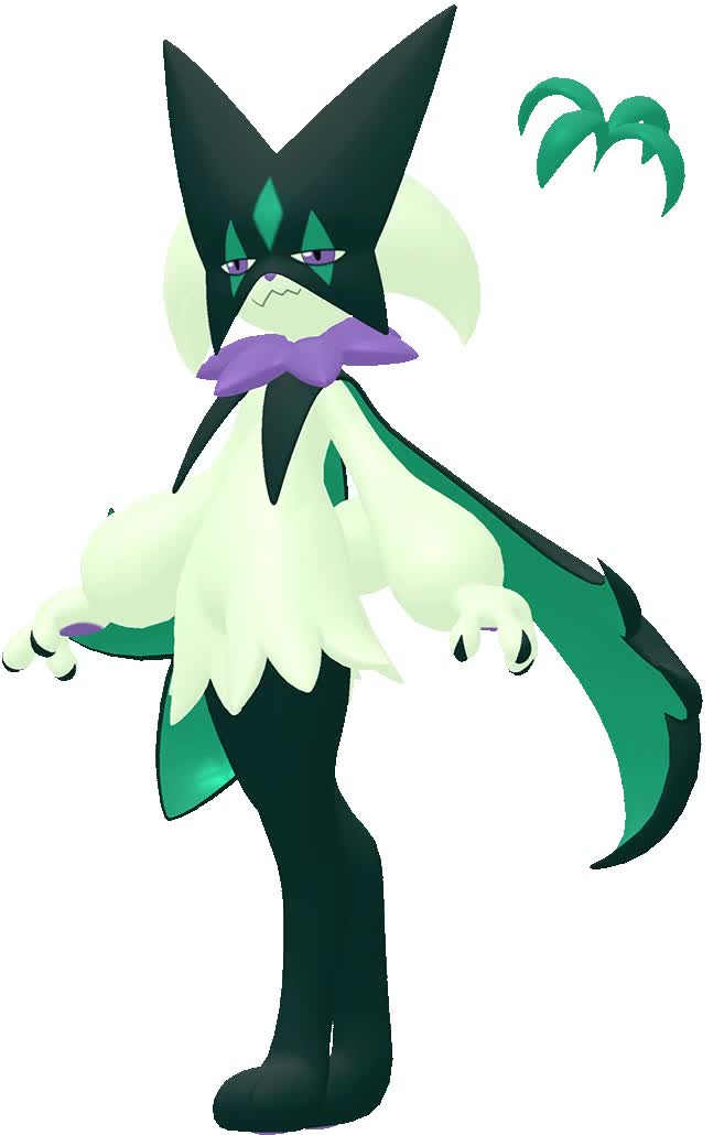 Archivo:Meowscarada HOME variocolor.webm - WikiDex, la enciclopedia Pokémon