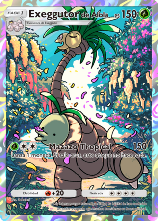 Exeggutor de Alola (Guardianes Celestiales TCG Pocket) - WikiDex, la ...