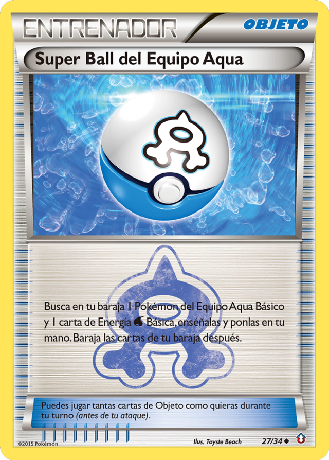 Super Ball del Equipo Aqua (TCG) - WikiDex, la enciclopedia Pokémon
