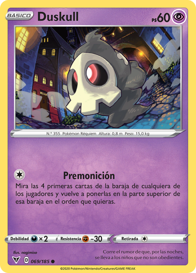 Duskull (Voltaje Vívido TCG) - WikiDex, la enciclopedia Pokémon