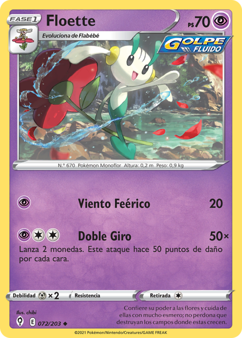 Floette (Cielos Evolutivos TCG) - WikiDex, la enciclopedia Pokémon