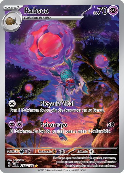 Rabsca (Evoluciones en Paldea TCG) - WikiDex, la enciclopedia Pokémon