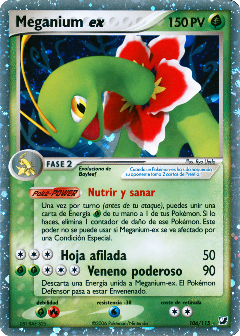 Meganium-ex (Fuerzas Ocultas TCG) - WikiDex, la enciclopedia Pokémon
