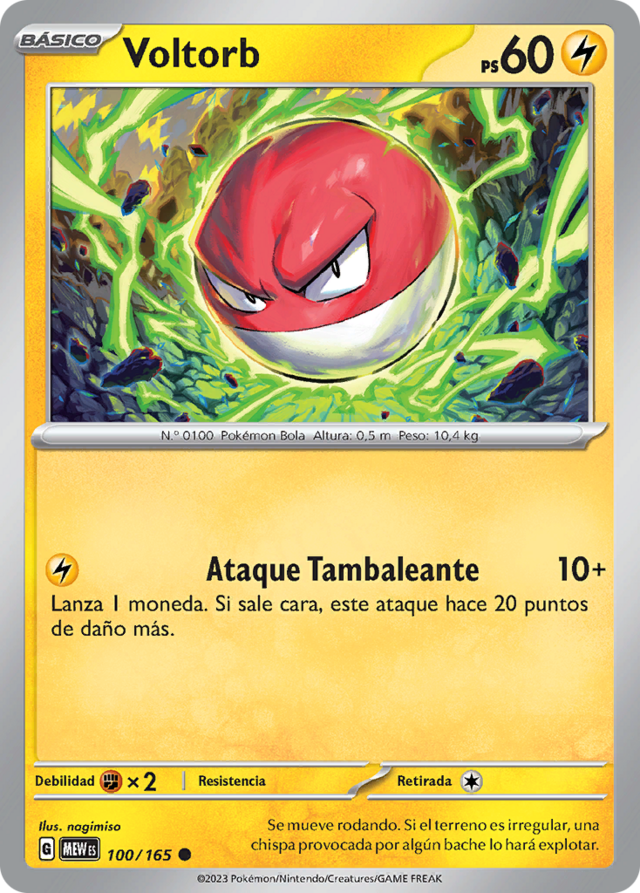 Voltorb (151 TCG) - WikiDex, la enciclopedia Pokémon
