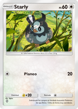Starly (Luz Triunfal TCG Pocket) - WikiDex, la enciclopedia Pokémon