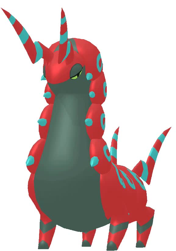 Archivo:Scolipede HOME variocolor.webm - WikiDex, la enciclopedia Pokémon