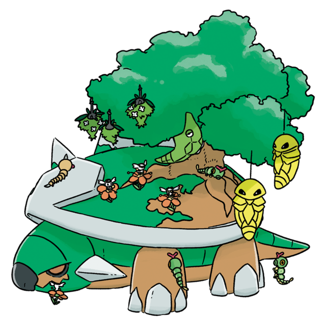 Archivo:Ilustración de Pokémon viviendo en Torterra Pokécology.png - WikiDex, la enciclopedia ...