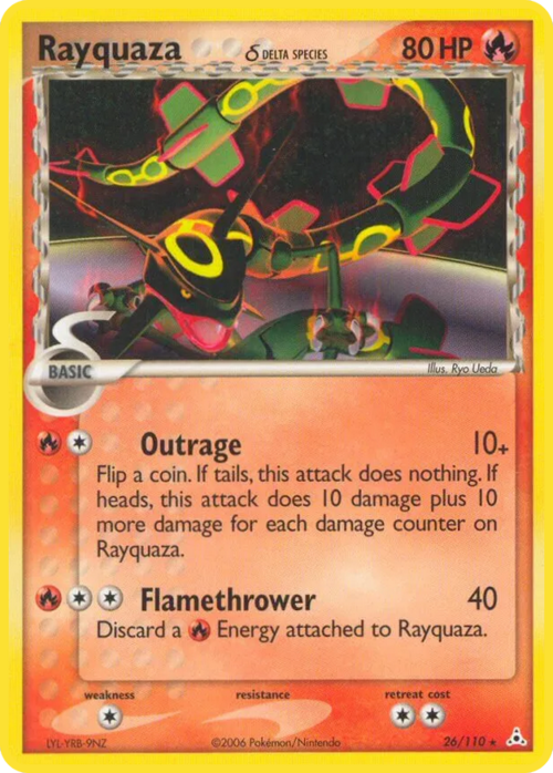 Rayquaza δ (Holon Phantoms 26 TCG) - WikiDex, la enciclopedia Pokémon